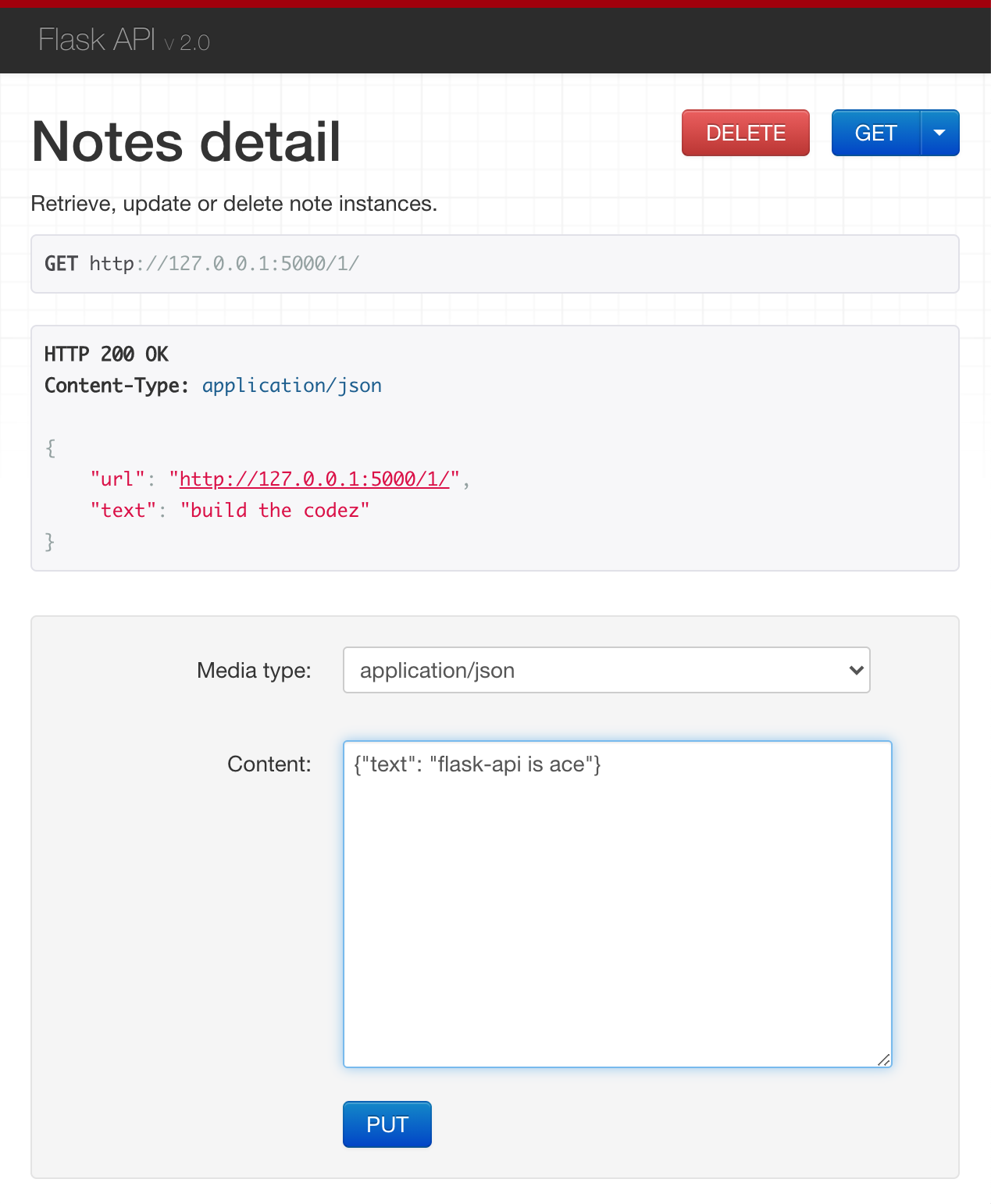 Flask API